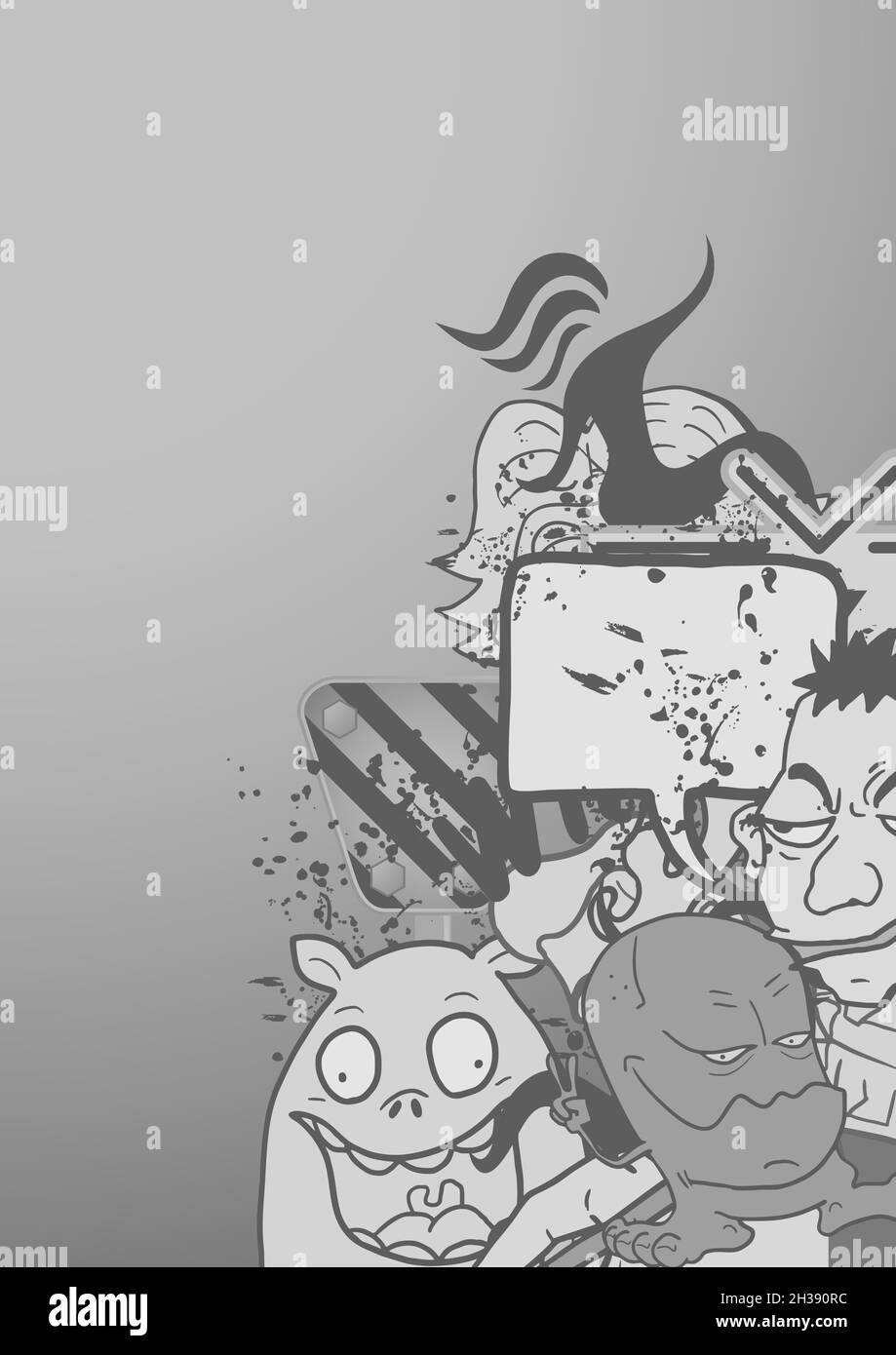 Creative background design vector vectors Black and White Stock Photos ...