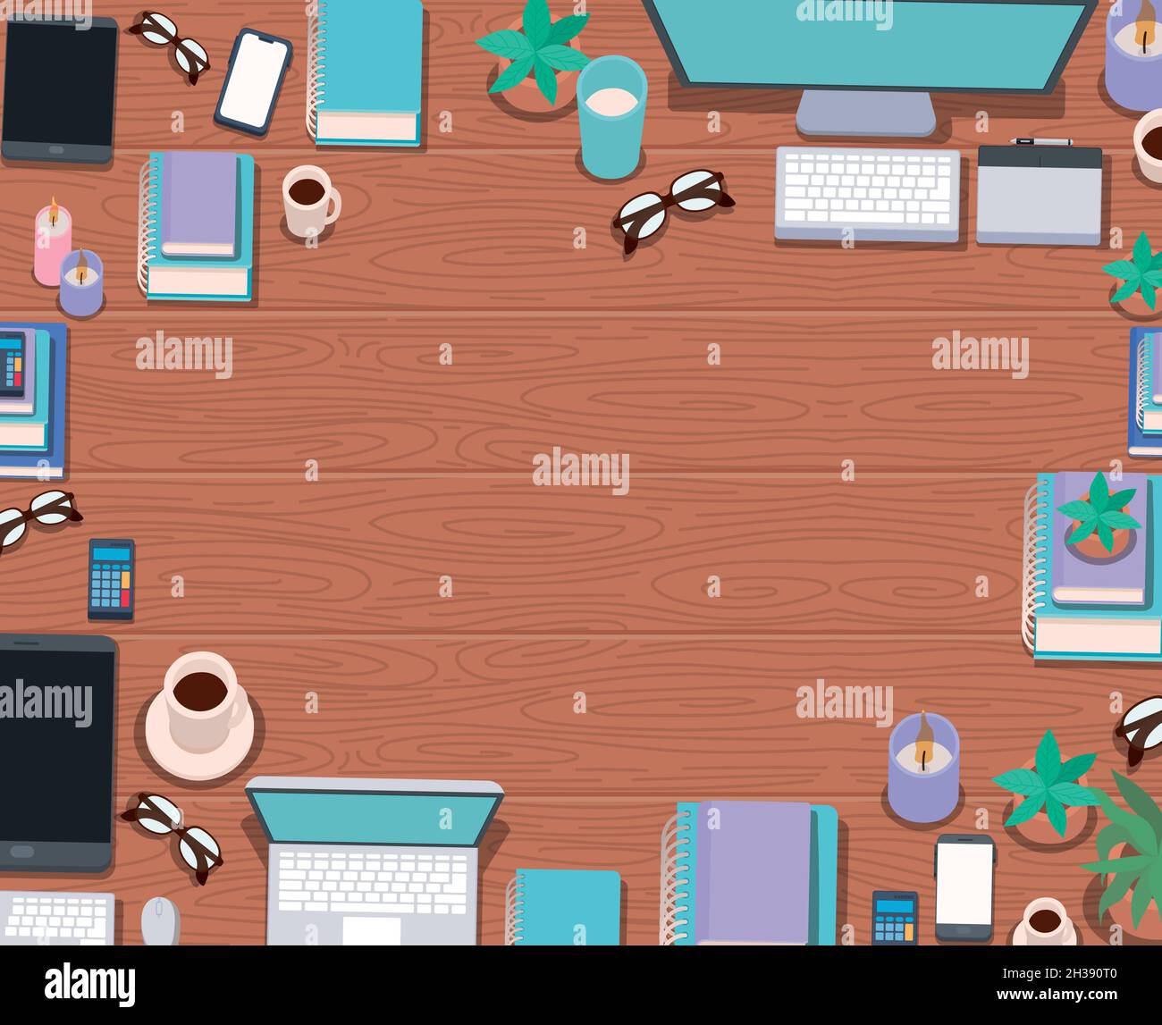 nice desk poster Stock Vector Image & Art - Alamy