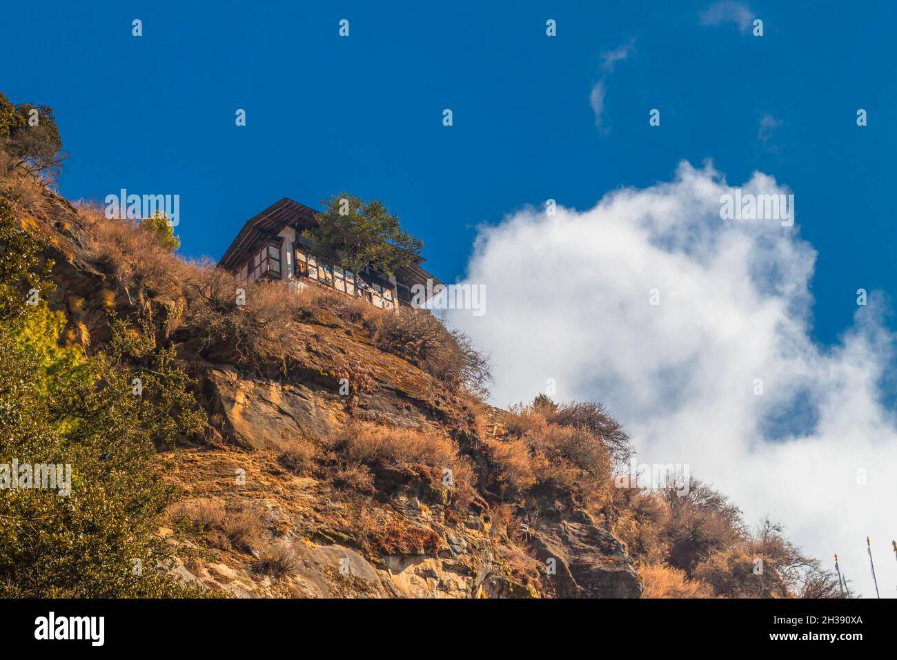 Small building on the way to Taktshang Goemba(Tiger's Nest Monastery ...