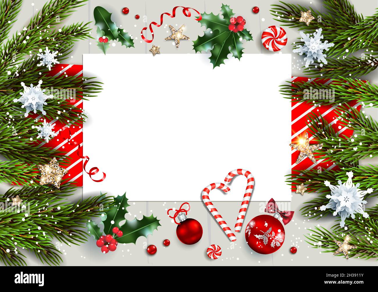 Christmas invitation card text Stock Vector Images - Alamy