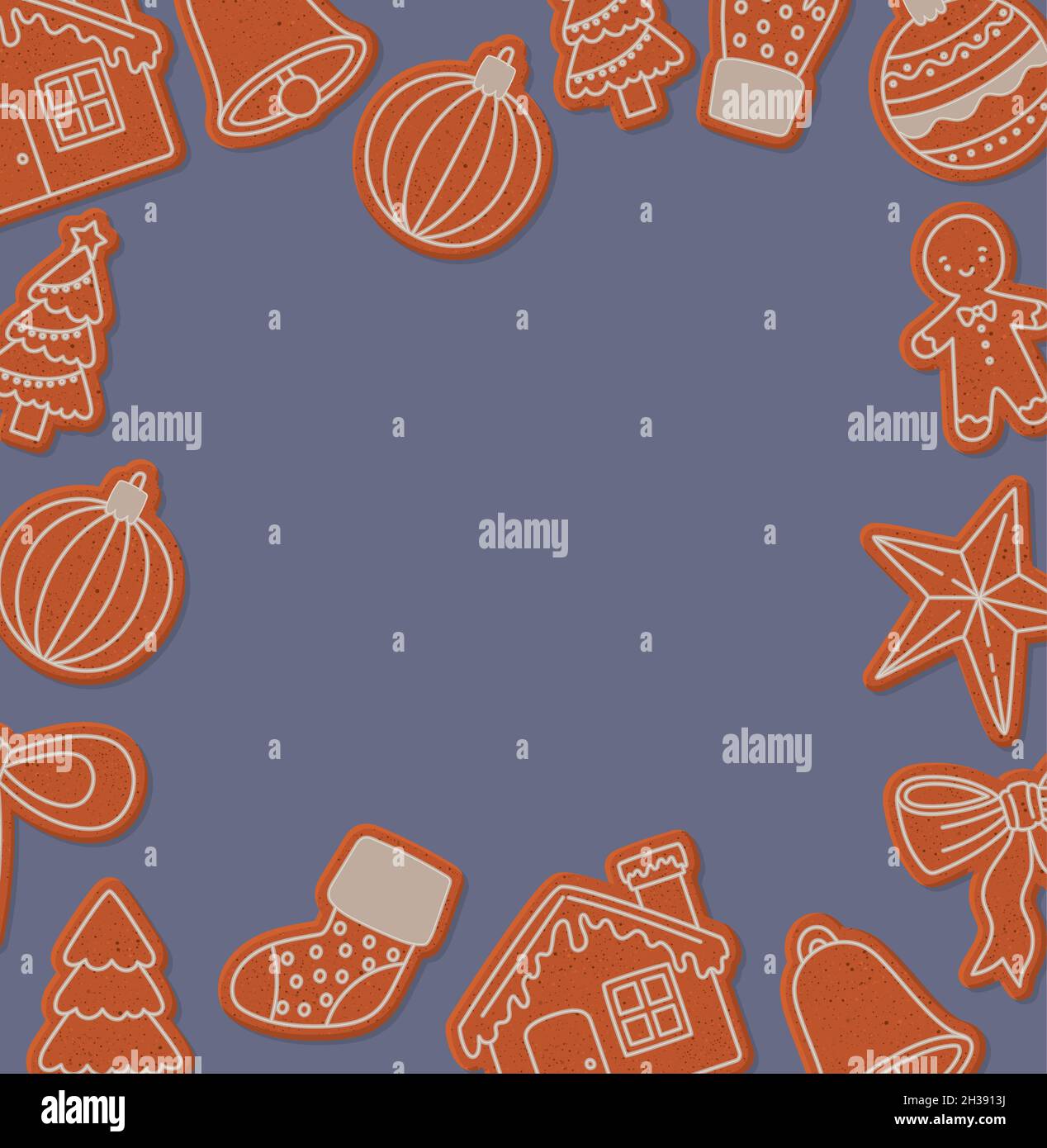 christmas cookies poster Stock Vector Image & Art - Alamy