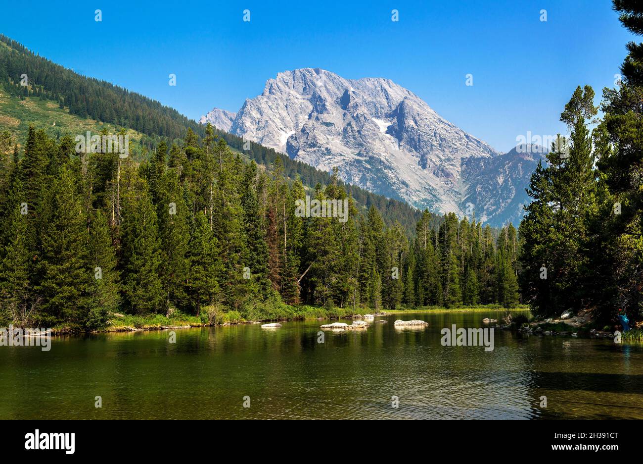 String Lake, Grand Teton National Park, Wyoming Stock Photo - Alamy
