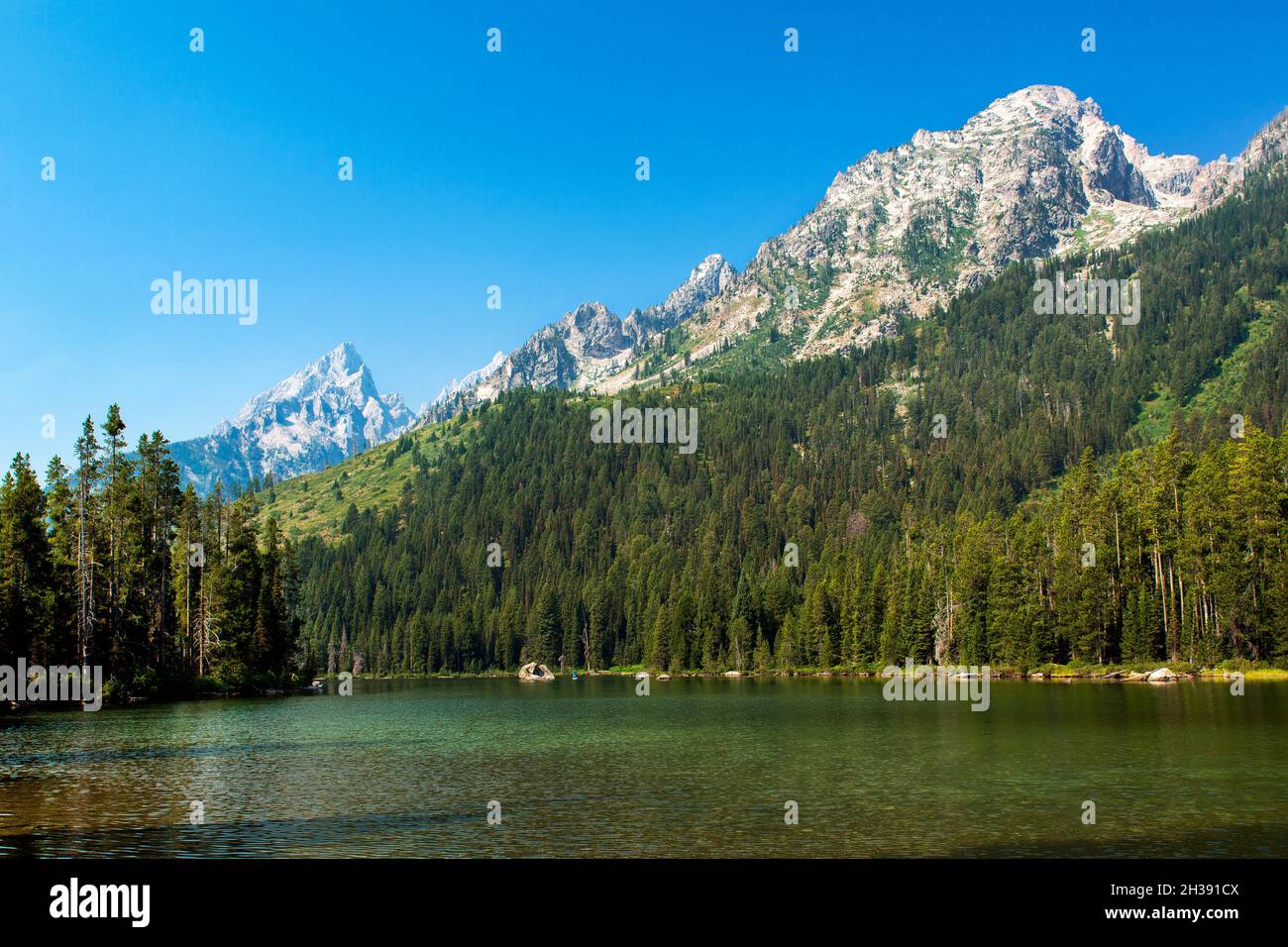 String Lake, Grand Teton National Park, Wyoming Stock Photo - Alamy