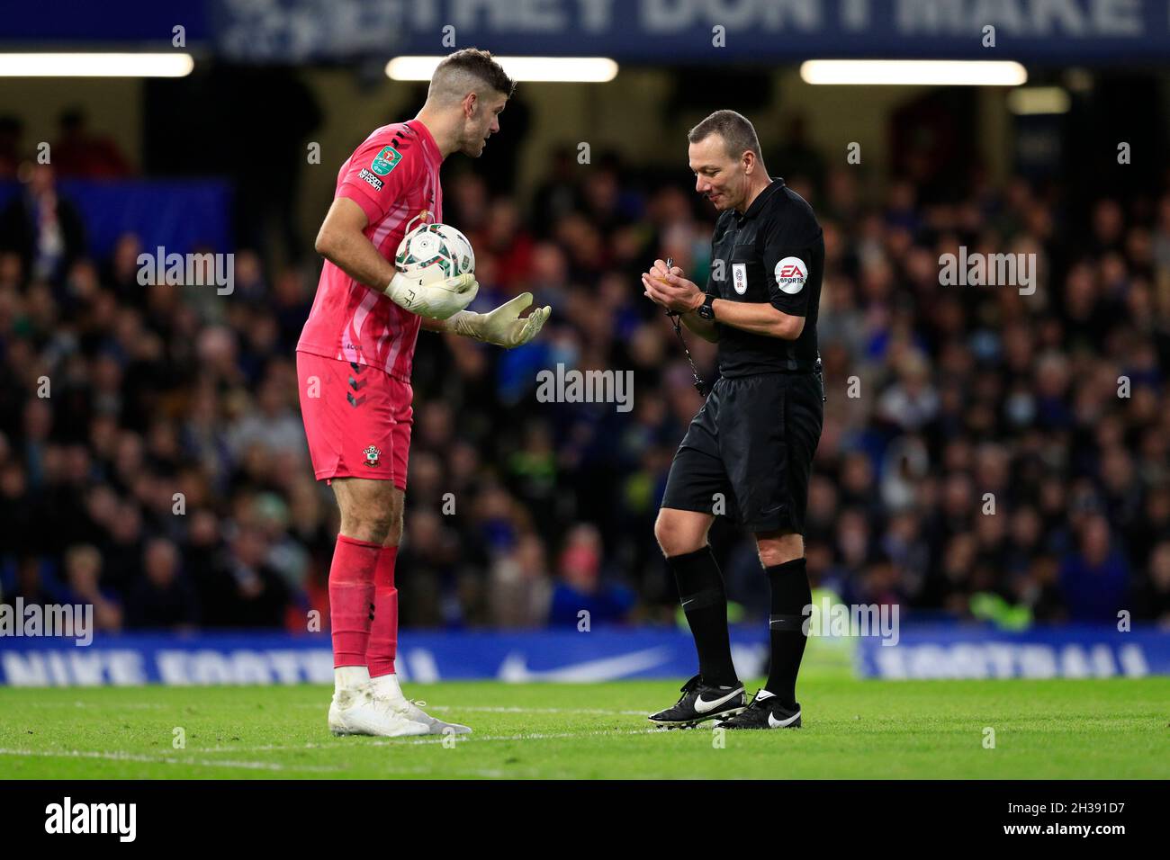 Stamford Bridge, Chelsea, London, UK. 26th Oct, 2021. Carabao Cup ...