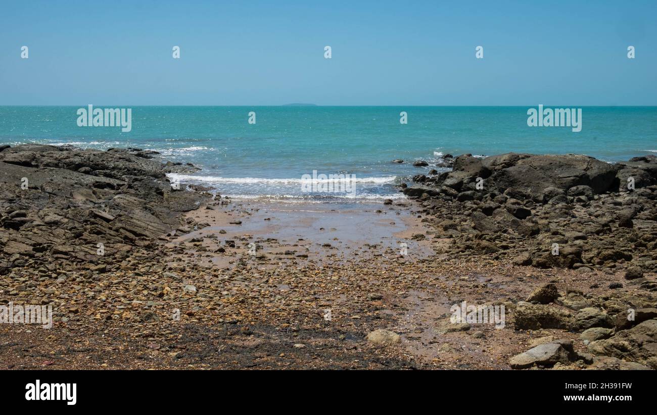 Natural boat ramp Stock Photo - Alamy