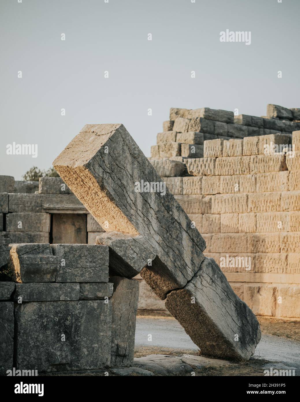 Arcadian gate ruins hi-res stock photography and images - Alamy