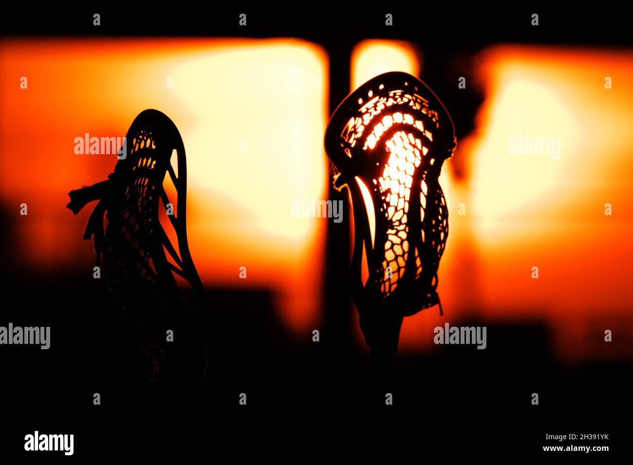 Lacrosse silhouette hi-res stock photography and images - Alamy