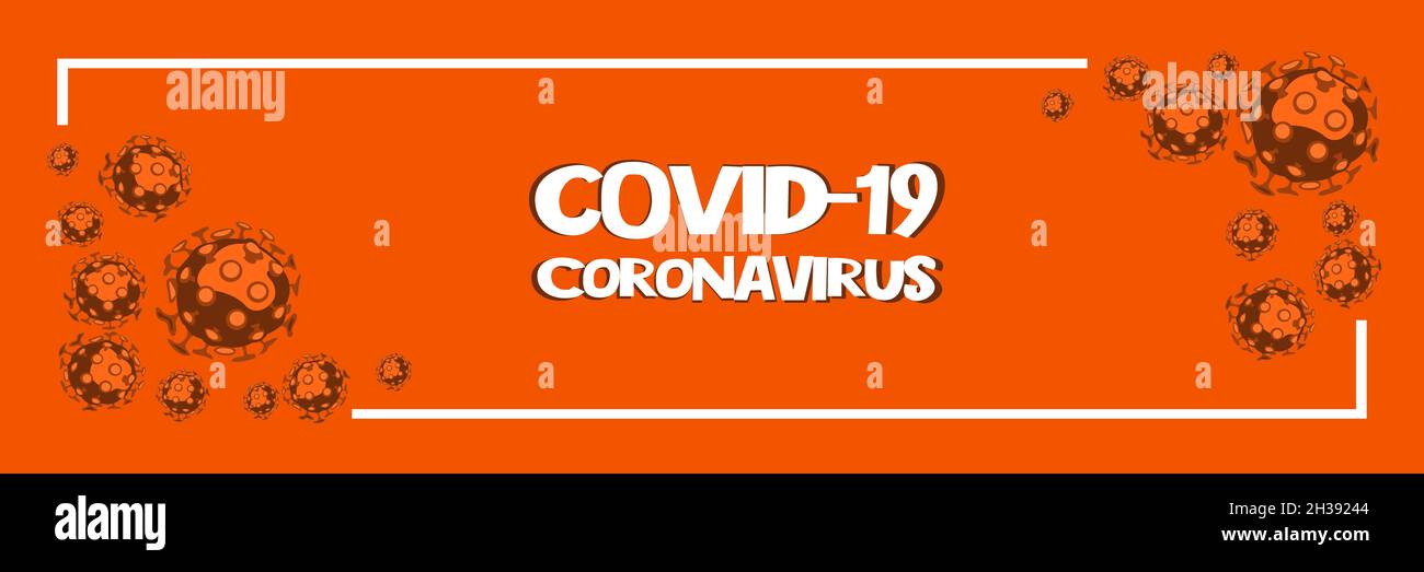 Dangerous corona virus, SARS pandemic risk concept. 3D illustration ...