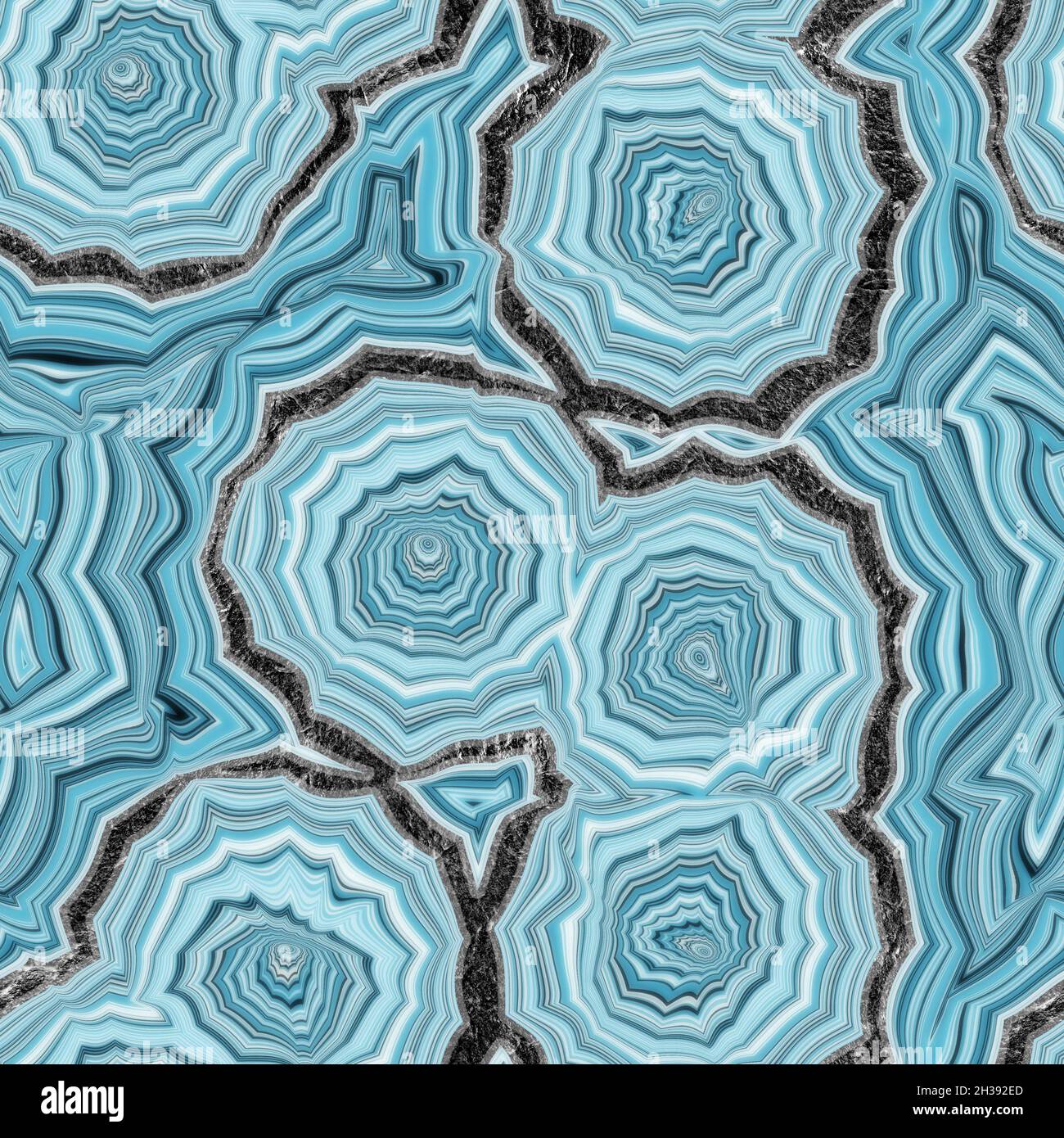 Seamless banded agate geode marble rock with gray stone edge surface ...