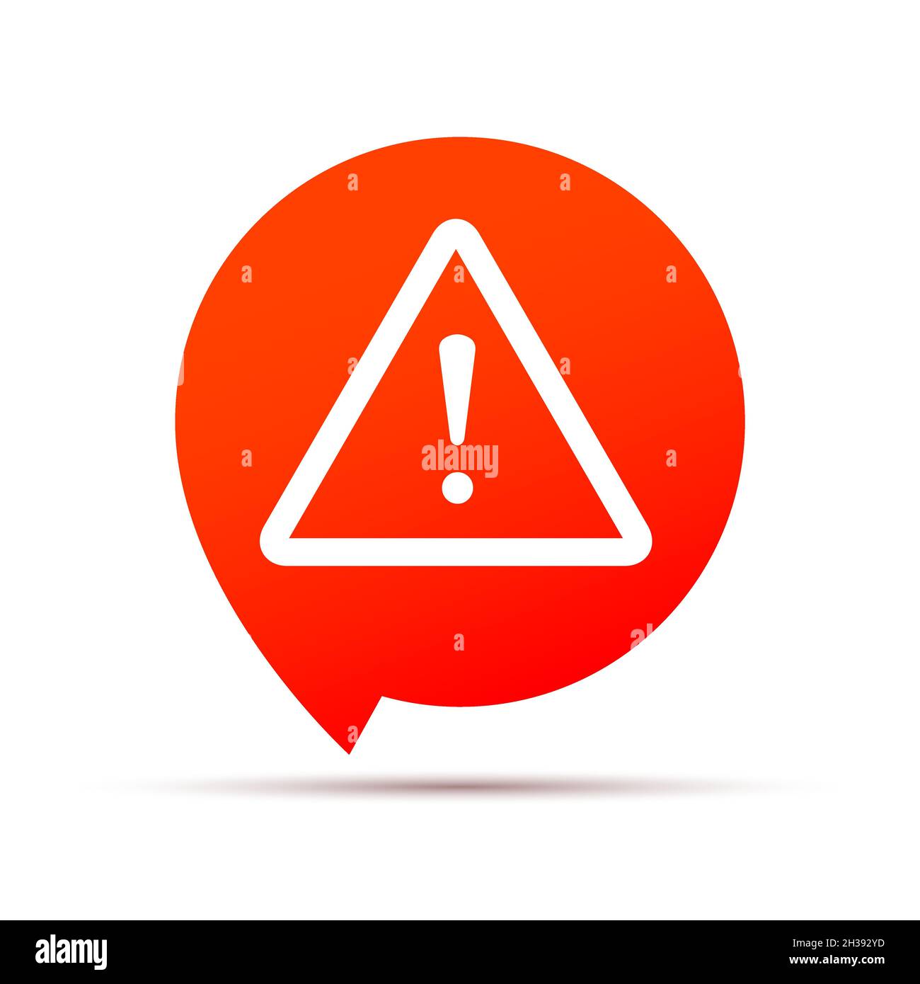 Danger alert label hi-res stock photography and images - Alamy