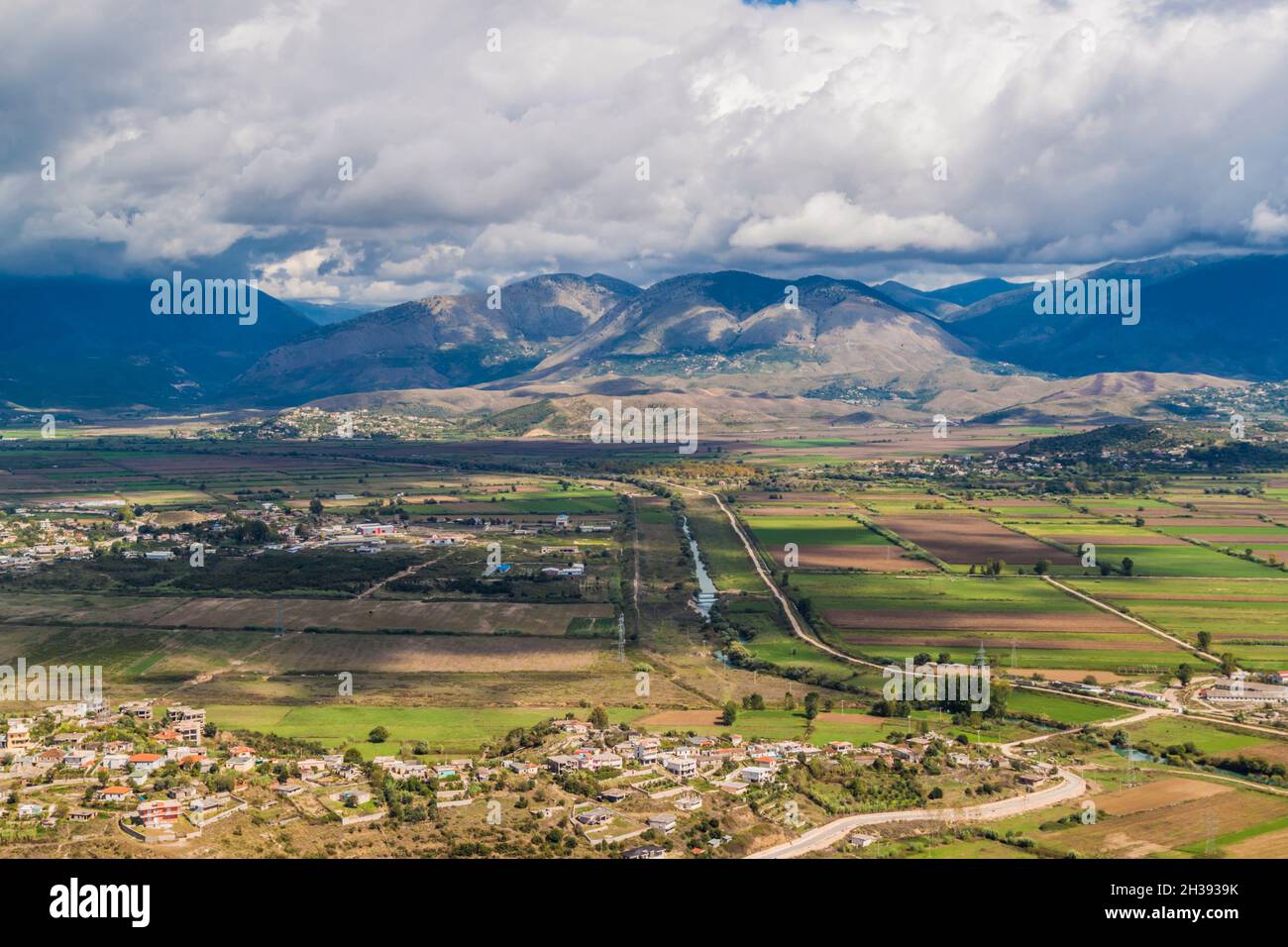 Farming fields in Southeren Albania, Saranda, Vlora district, Farming ...