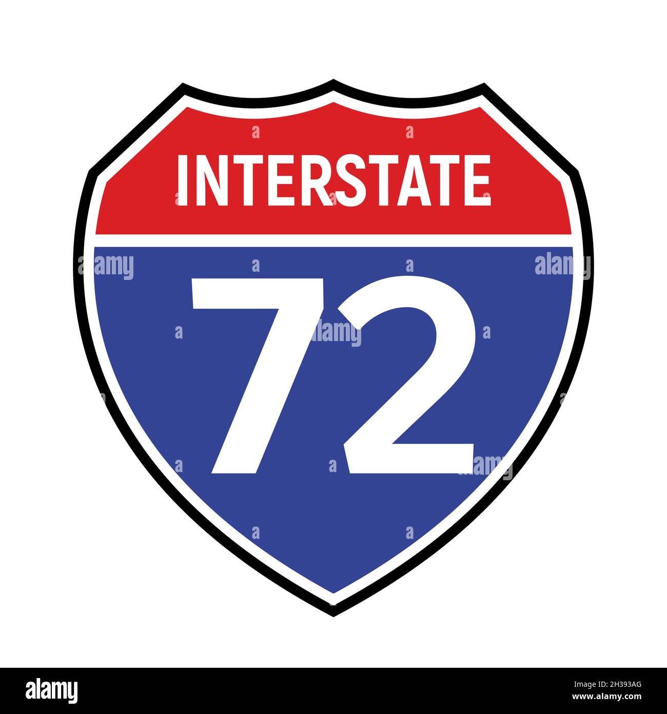 Route 72 Stock Vector Images - Alamy