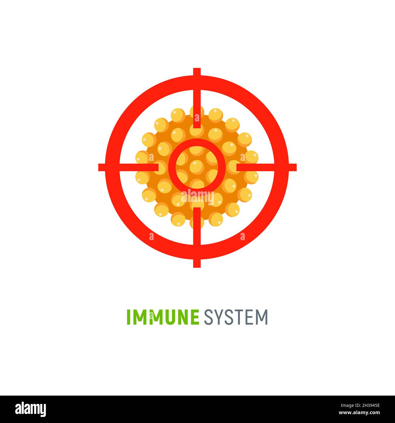 Immune bacteria system sign. Antibacterial virus sign. Immune ...