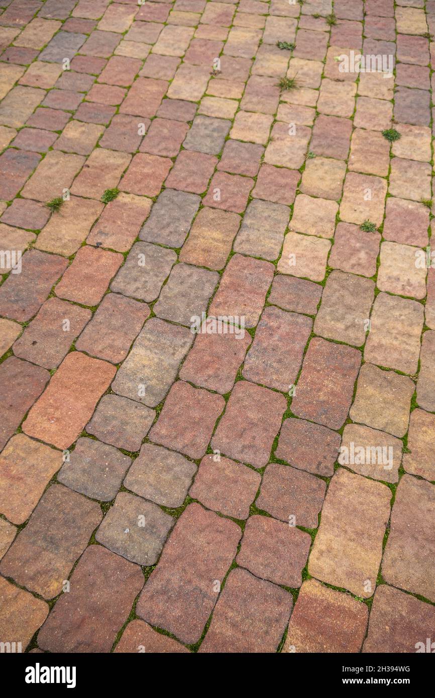 Vertical shot of a cobble ground Stock Photo - Alamy