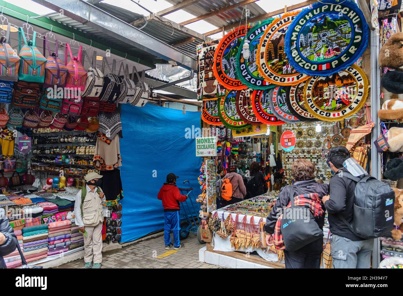 Colorful Inca and Machu Picchu schemed souvenirs to attract tourists on ...
