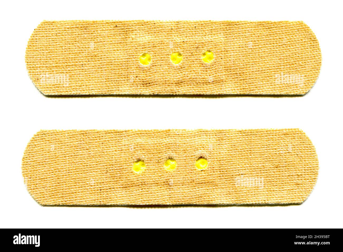 Beige cloth band aid plaster isolated on white background Stock Photo ...