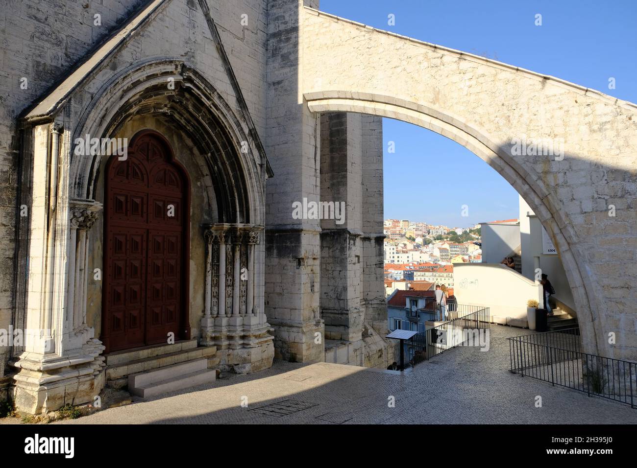 Portugal Lisbon - Street view old city area Stock Photo - Alamy