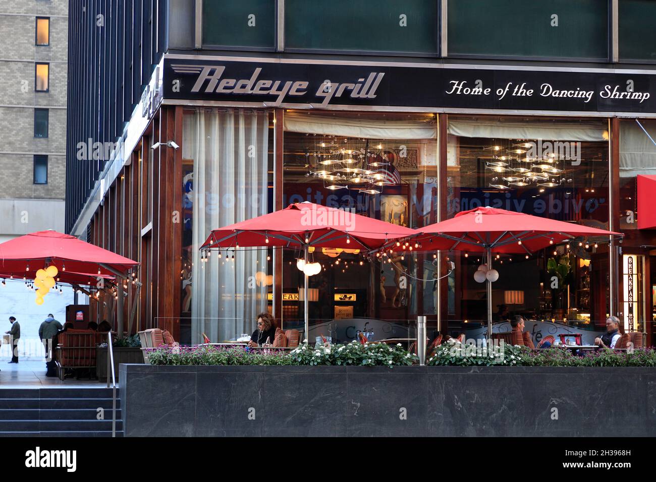 Exterior view of the Redeye Grill at 7th Avenue in Midtown Manhattan ...
