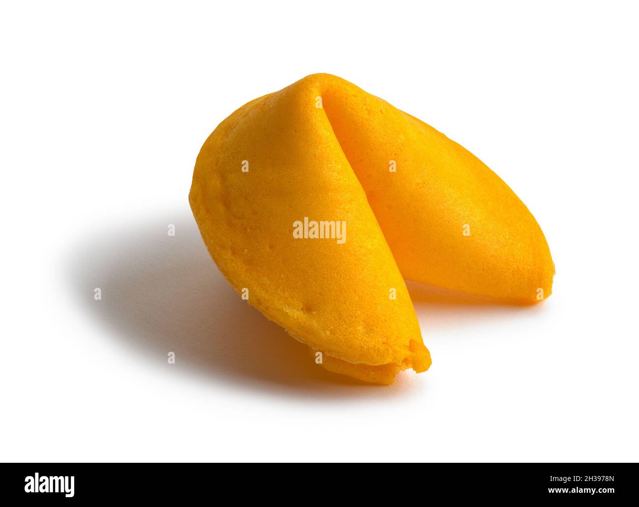 New Fortune Cookie Cut Out on White Background Stock Photo - Alamy