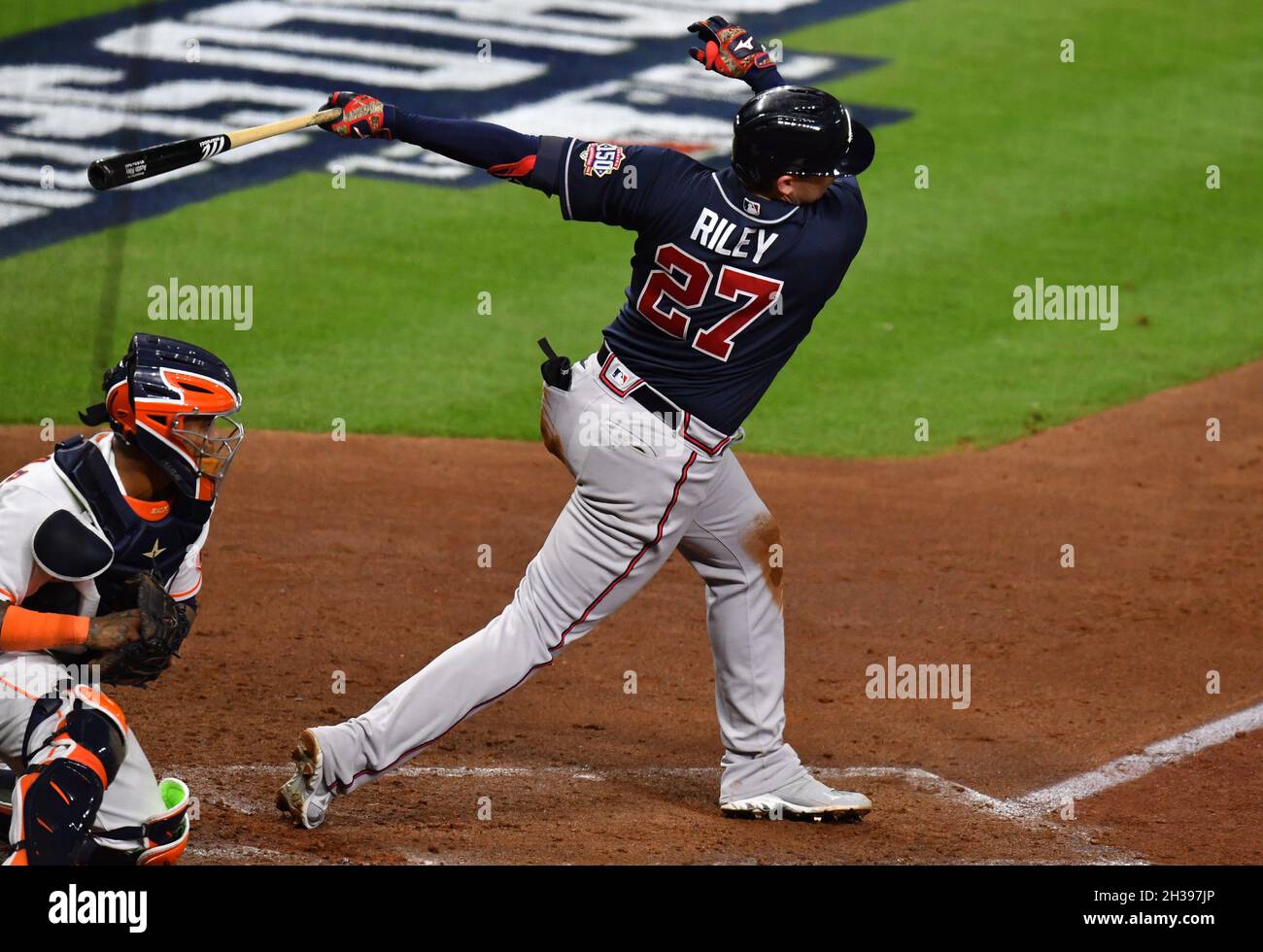 Houston, United States. 26th Oct, 2021. Atlanta Braves third baseman ...
