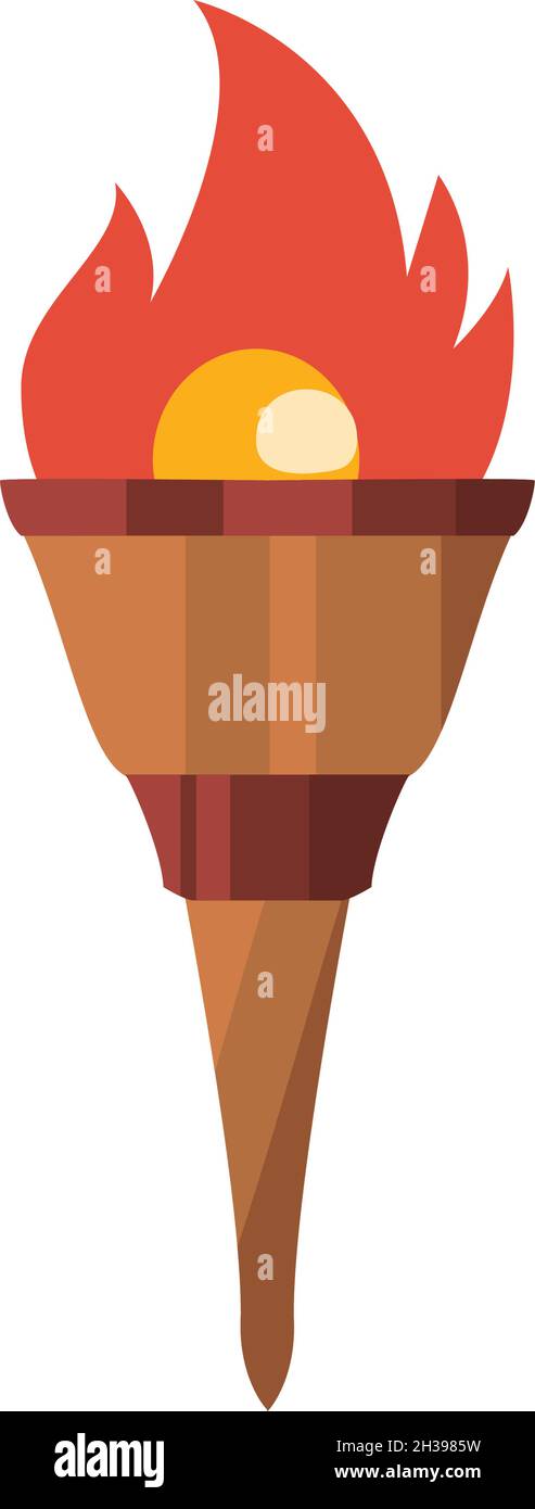 nice torch design over white Stock Vector Image & Art - Alamy