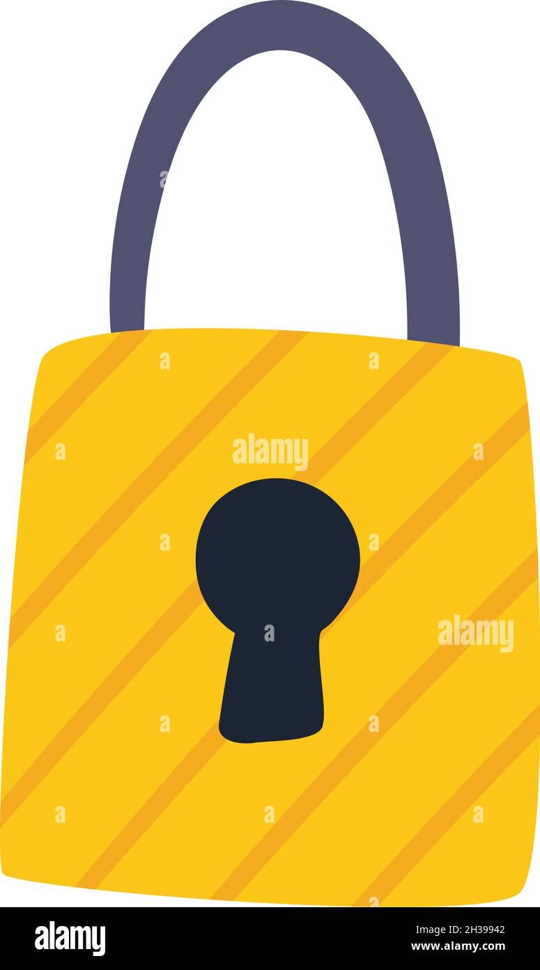 golden padlock design over white Stock Vector Image & Art - Alamy