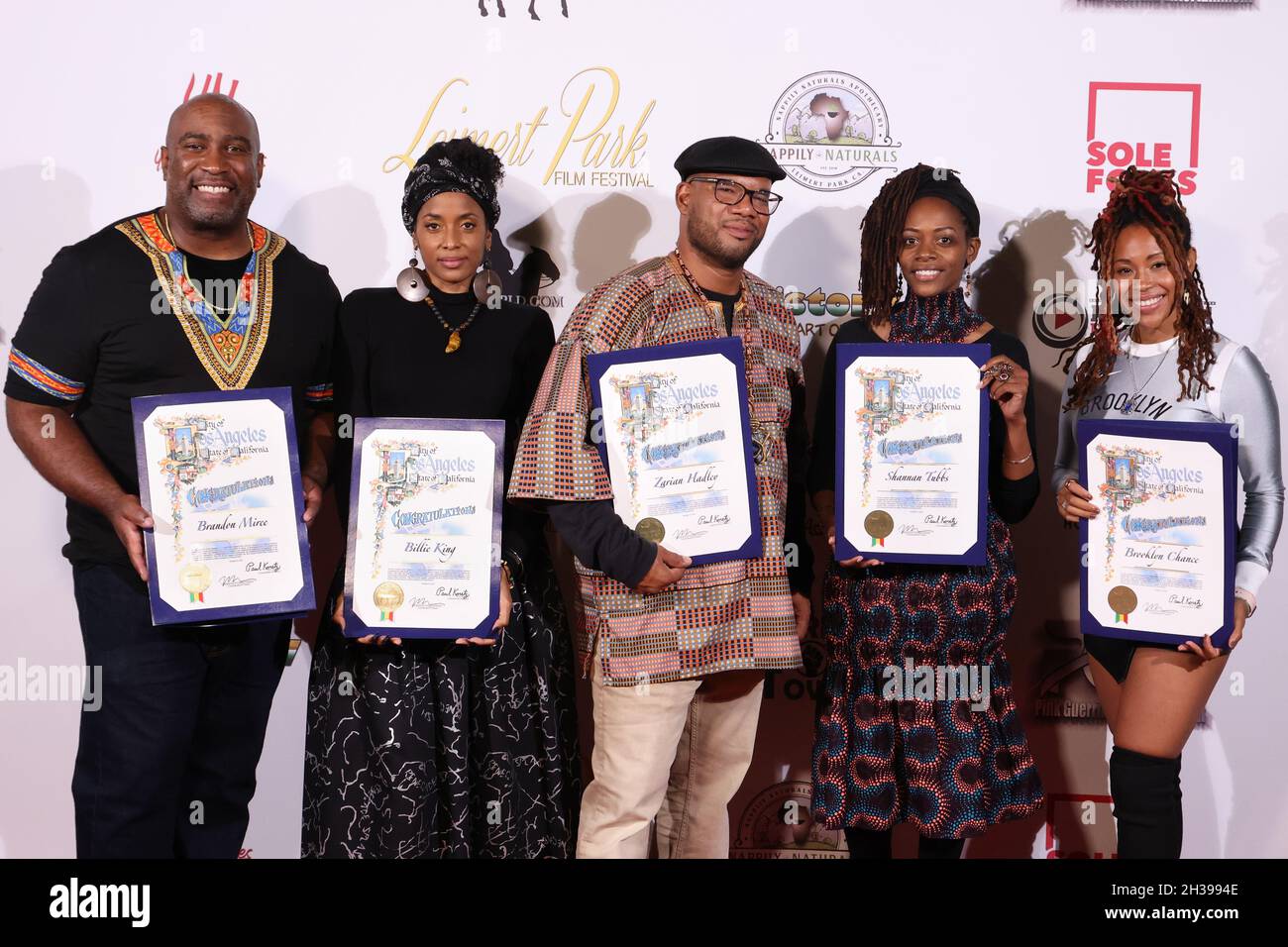 Los Angeles, California, USA. 23rd October, 2021. Brandon Miree, Billie ...