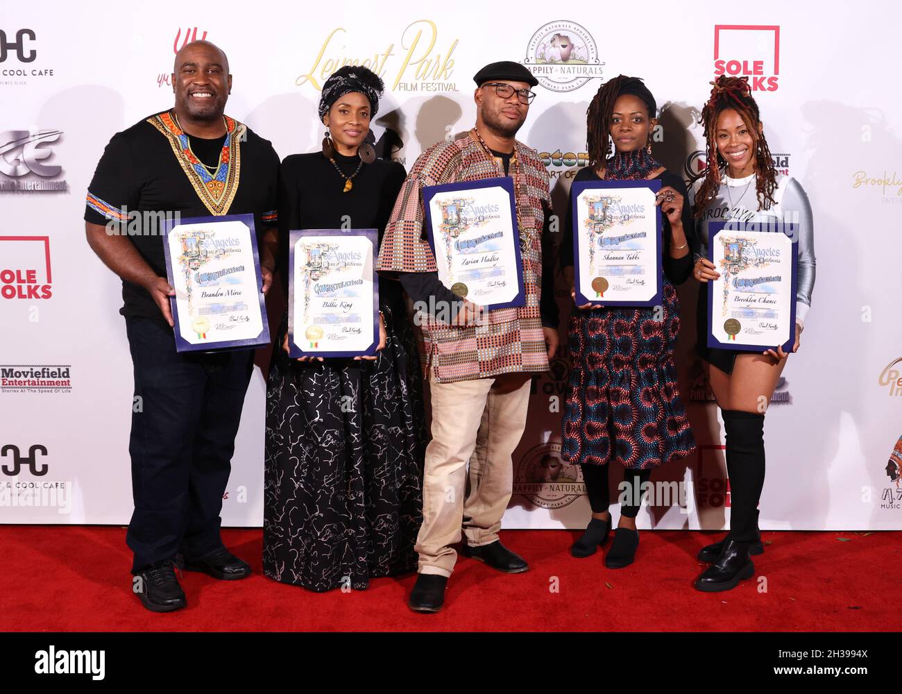 Los Angeles, California, USA. 23rd October, 2021. Brandon Miree, Billie ...