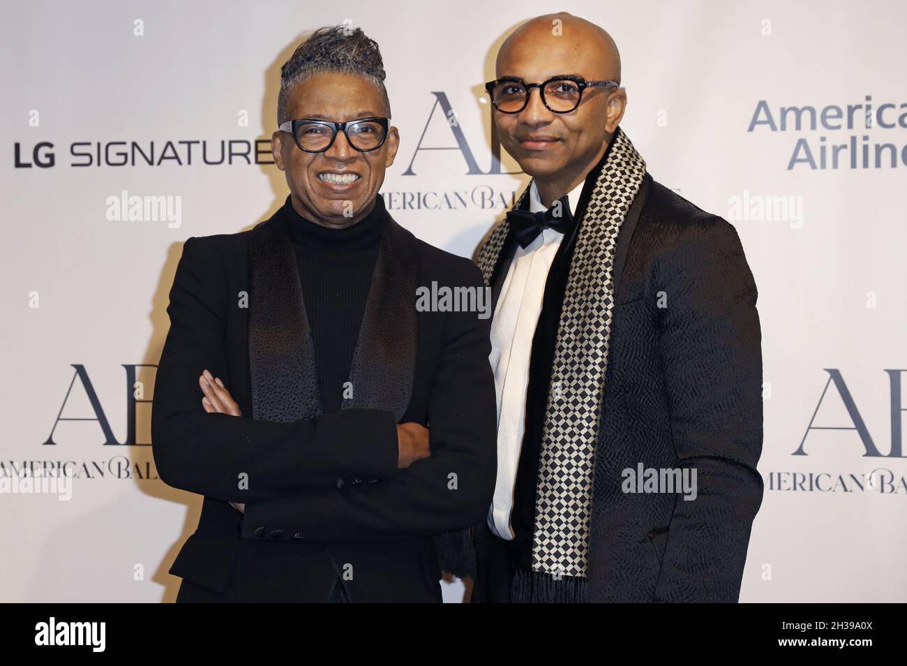 New York, United States. 26th Oct, 2021. B. Michael, left and Mark ...