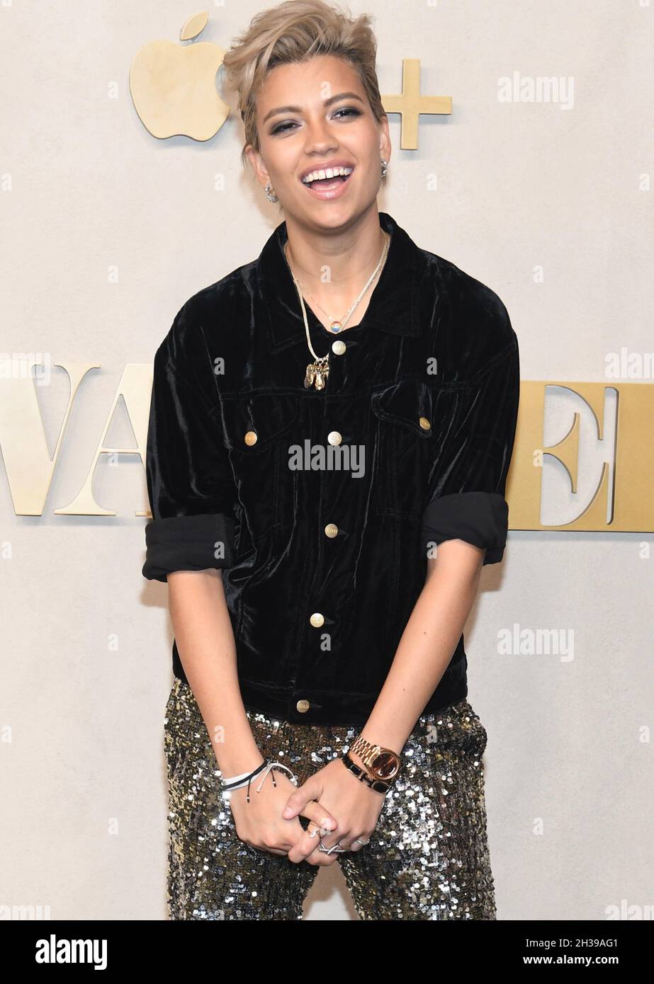 New York, NY, USA. 26th Oct, 2021. Victoria Brito at Apple TV Swagger ...
