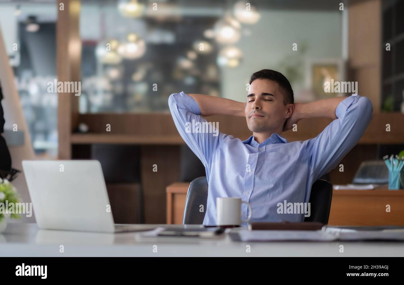 Relaxed and calm hi-res stock photography and images - Alamy