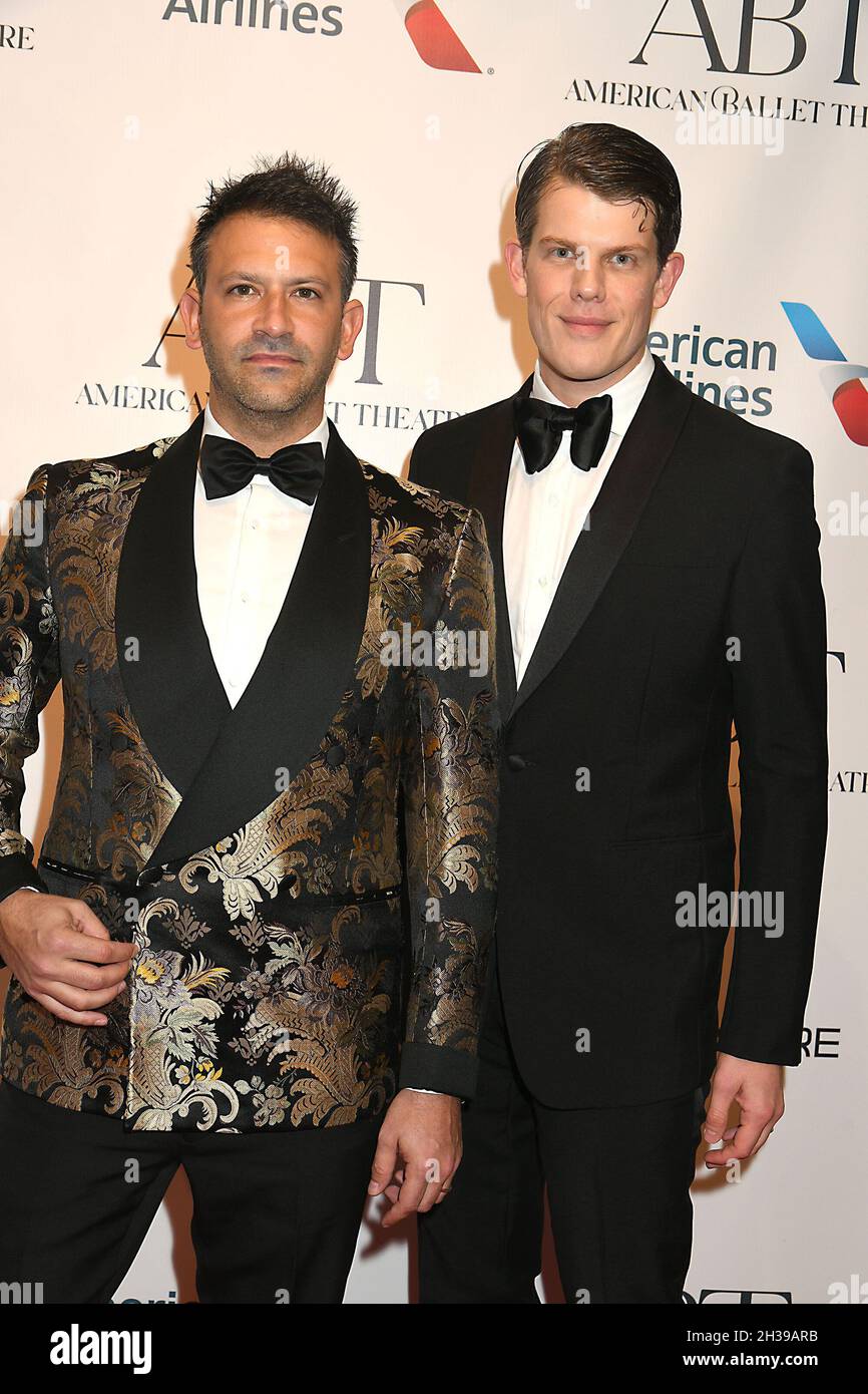 Paul Arnhold and Wes Gordon attends the American Ballet Theatre's Fall ...