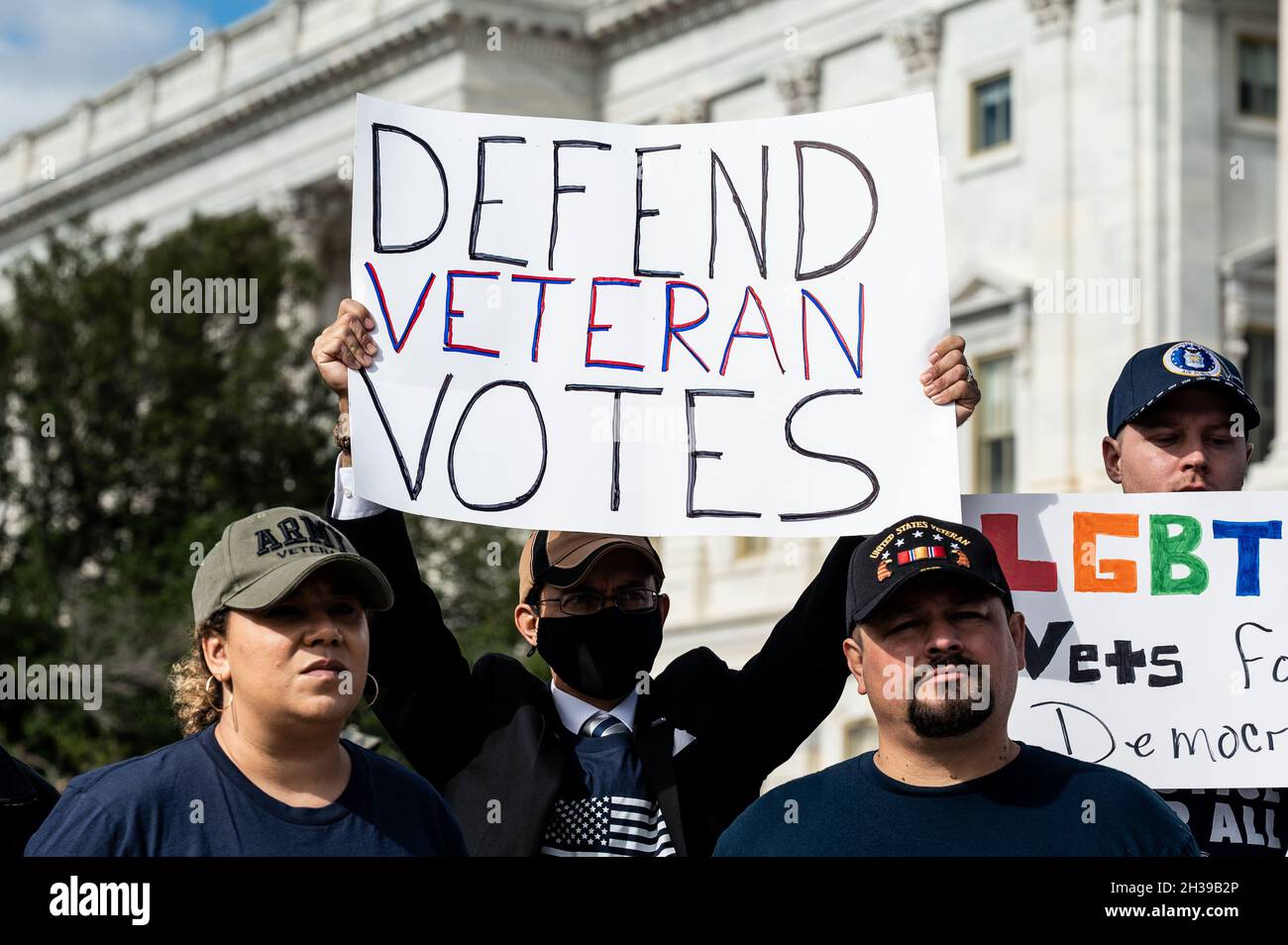Poster defend america hi-res stock photography and images - Alamy