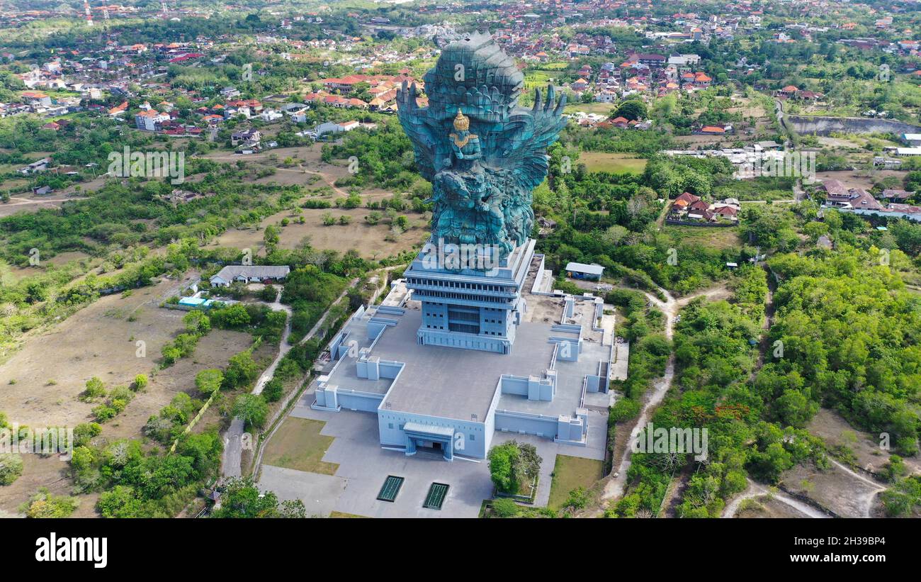 view from above of Garuda Wisnu Kencana statue. the most iconic Landmark in Bali Stock Photo - Alamy
