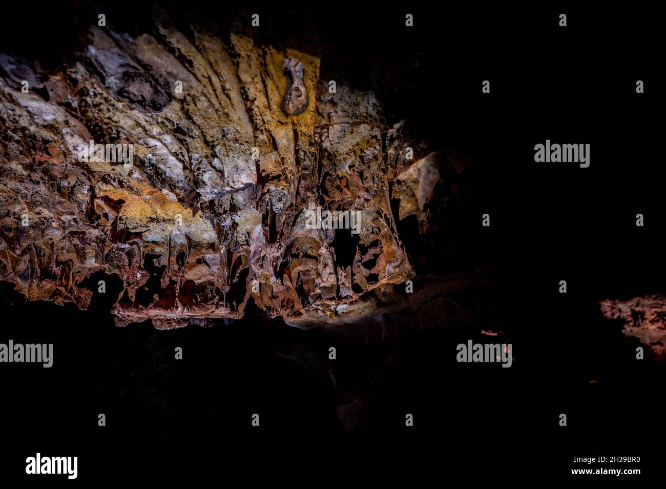 Boxwork formation inside Wind Cave National Park in the Black Hills of ...