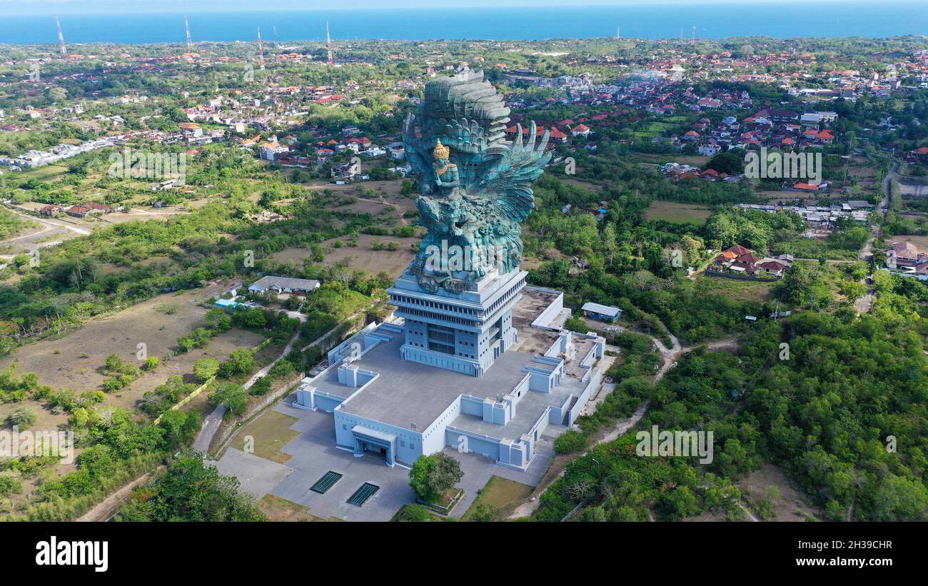 view from above of Garuda Wisnu Kencana statue. the most iconic Landmark in Bali Stock Photo - Alamy