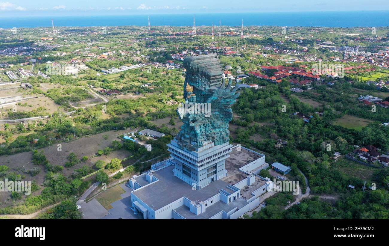 view from above of Garuda Wisnu Kencana statue. the most iconic Landmark in Bali Stock Photo - Alamy