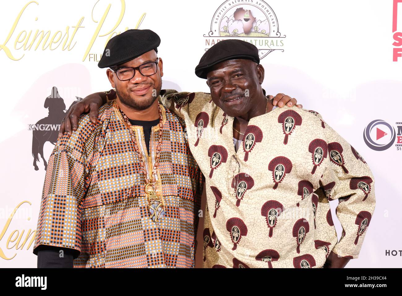 Los Angeles, California, USA. 23rd October, 2021. Zarian Hadley and ...