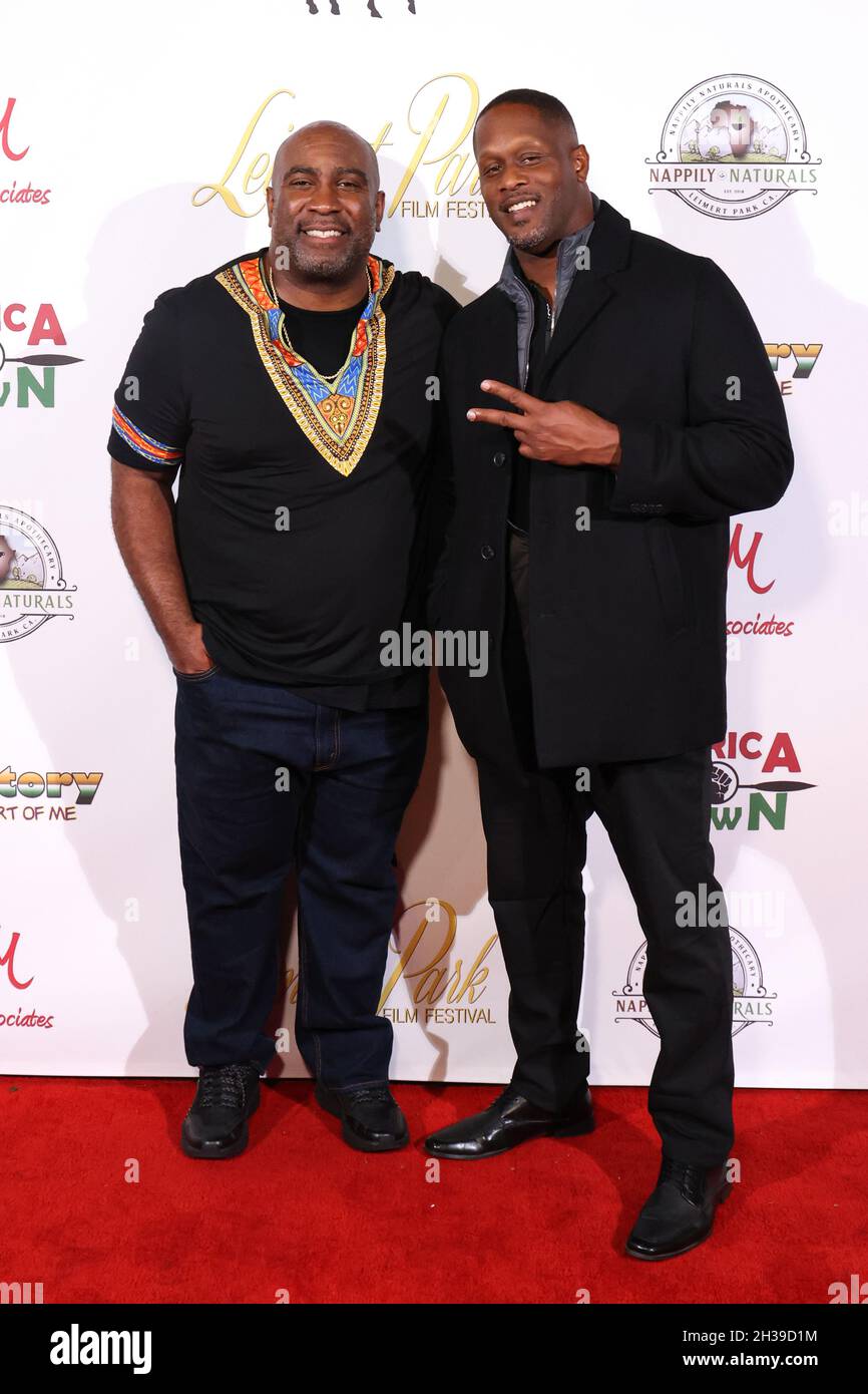 Los Angeles, California, USA. 23rd October, 2021. Brandon Miree and Sam ...