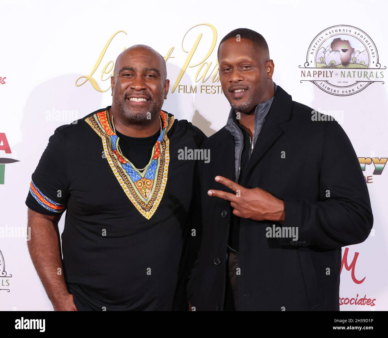 Los Angeles, California, USA. 23rd October, 2021. Brandon Miree and Sam ...
