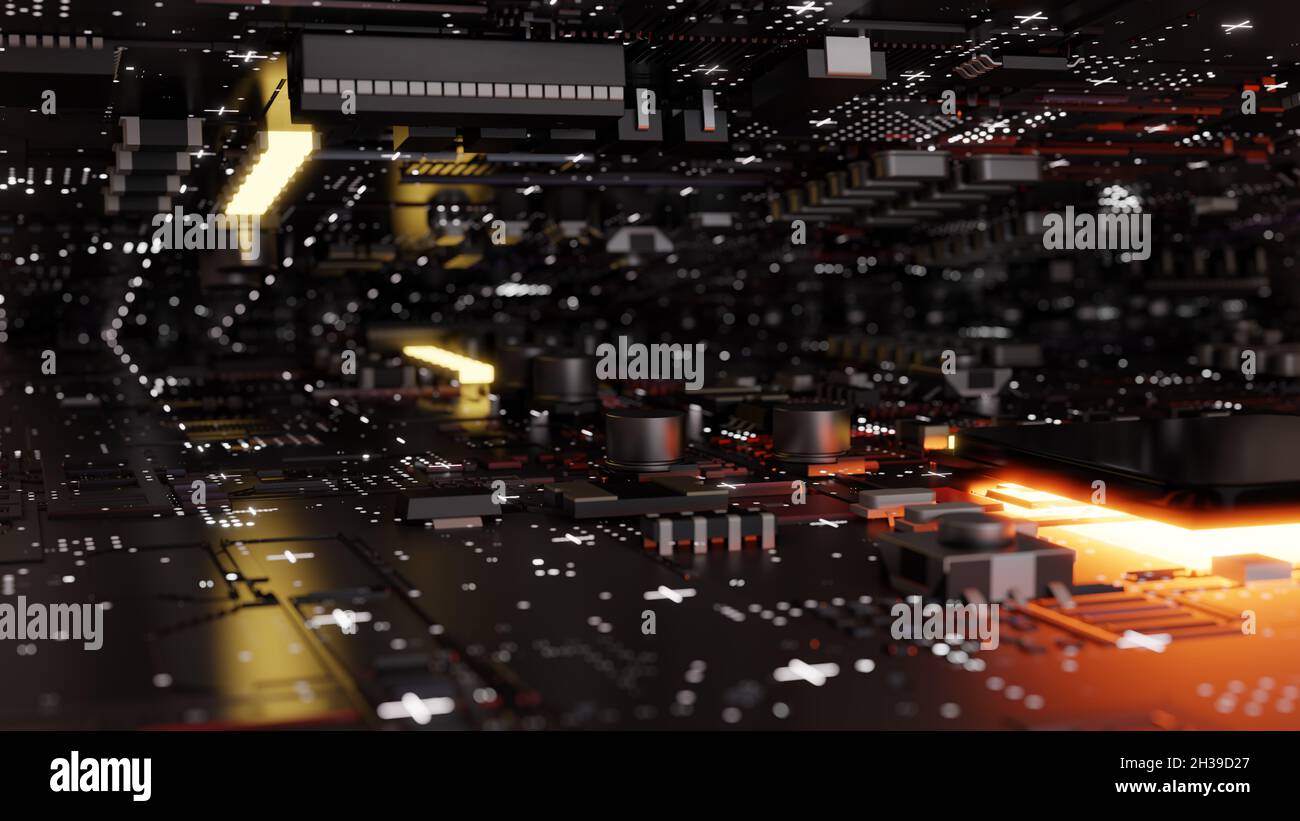 Computer cpu microscope hi-res stock photography and images - Alamy