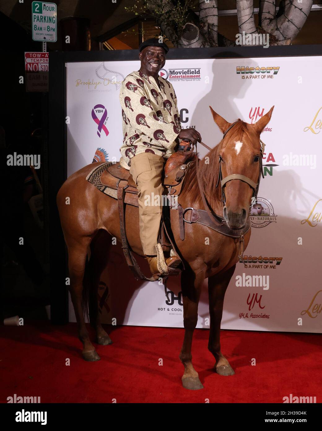Los Angeles, California, USA. 23rd October, 2021. Thomas Lockhart rides ...