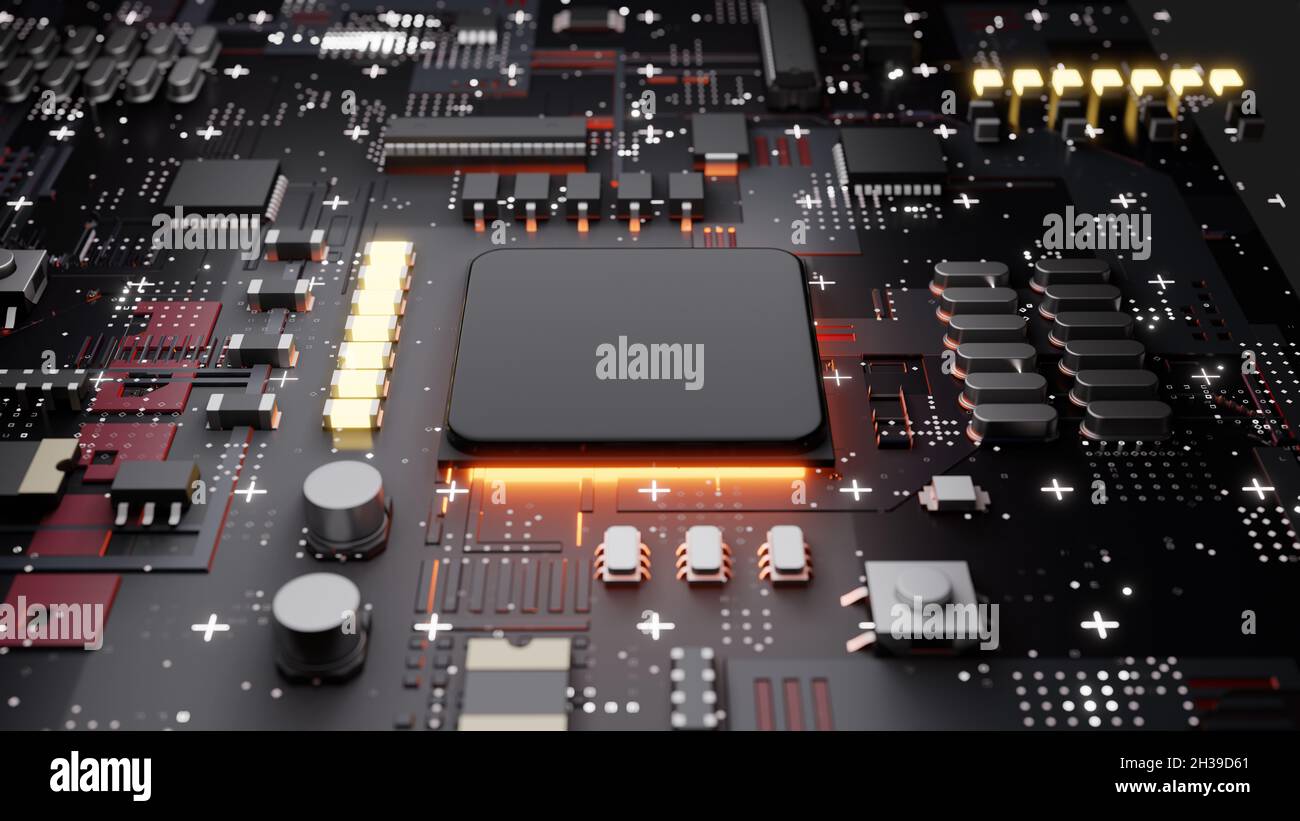 Computer cpu microscope hi-res stock photography and images - Alamy