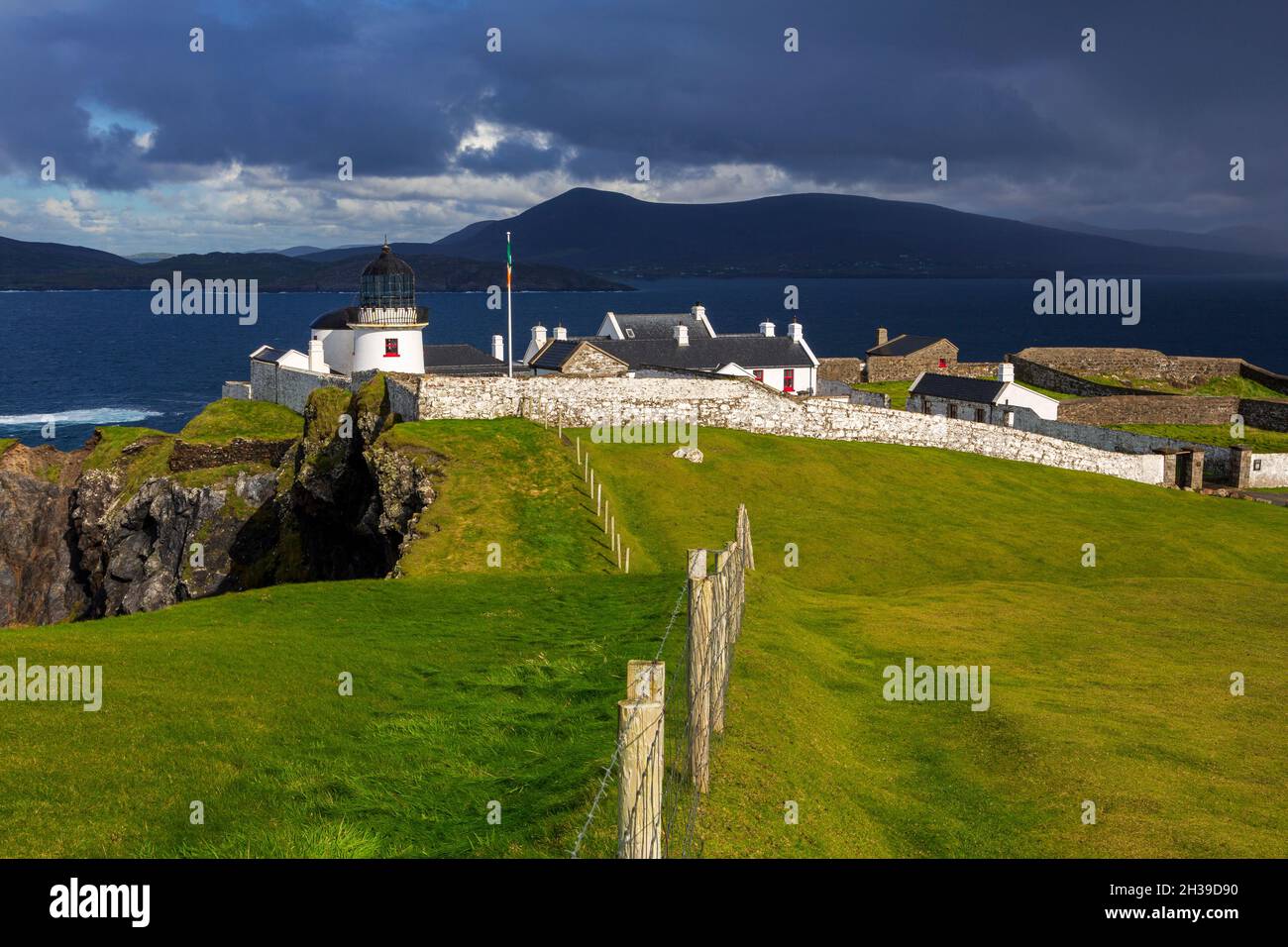 Clare Island Lighthouse, County Mayo, Ireland Stock Photo - Alamy
