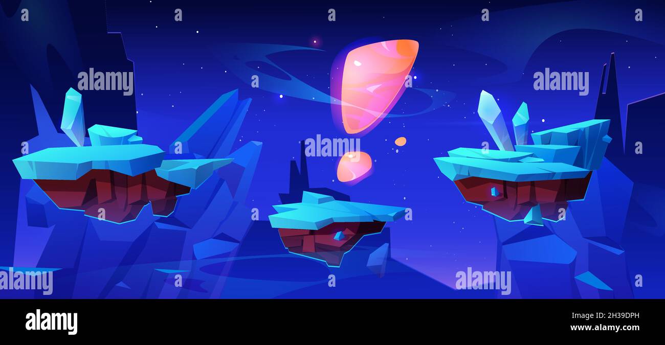 Fantasy floating platform hi-res stock photography and images - Alamy