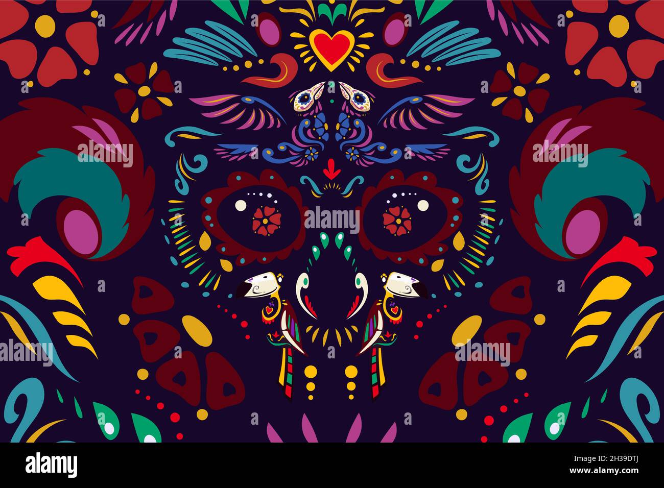 Mexican folk art bird hi-res stock photography and images - Alamy
