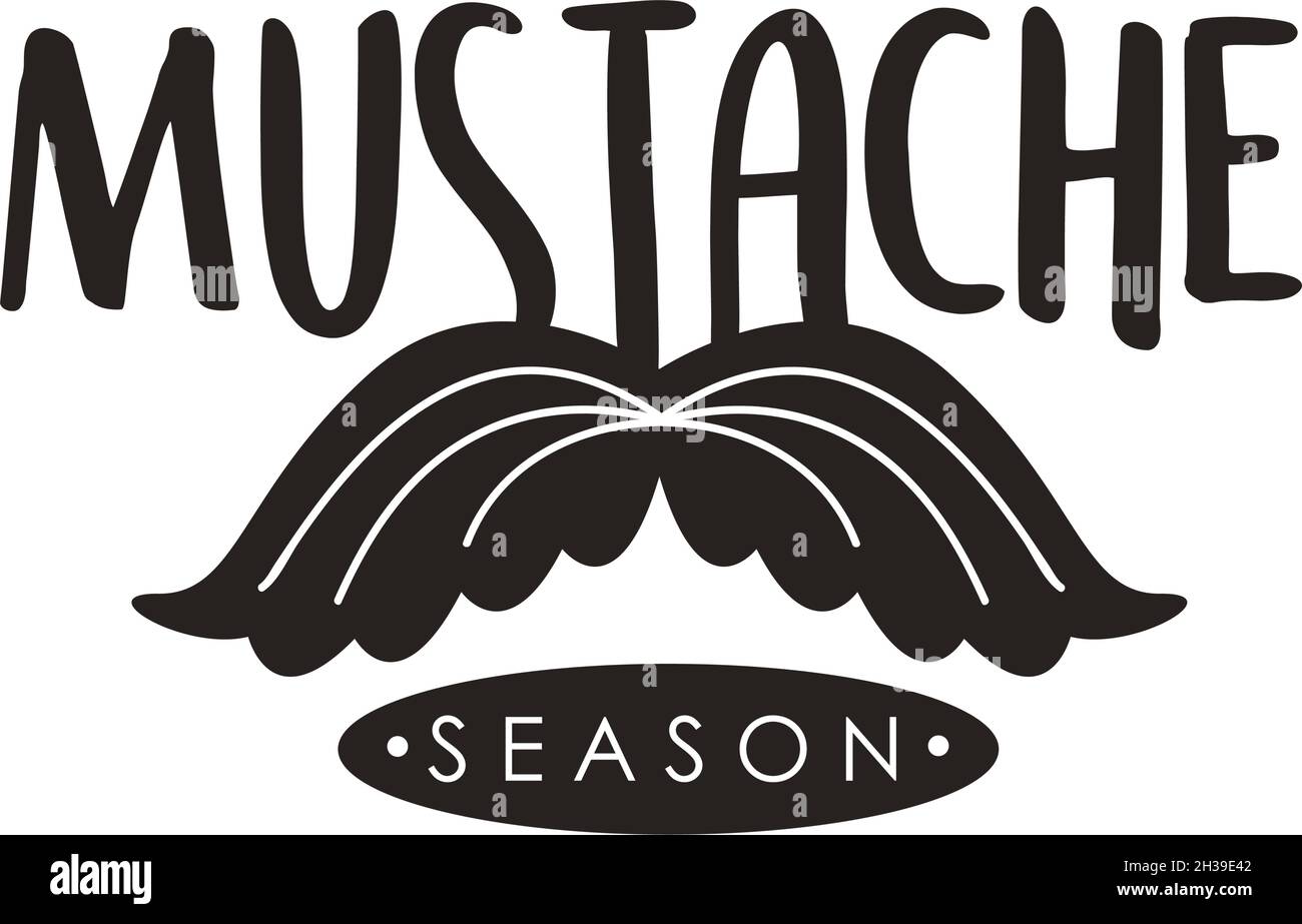 happy movember season with mustache Stock Vector Image & Art - Alamy