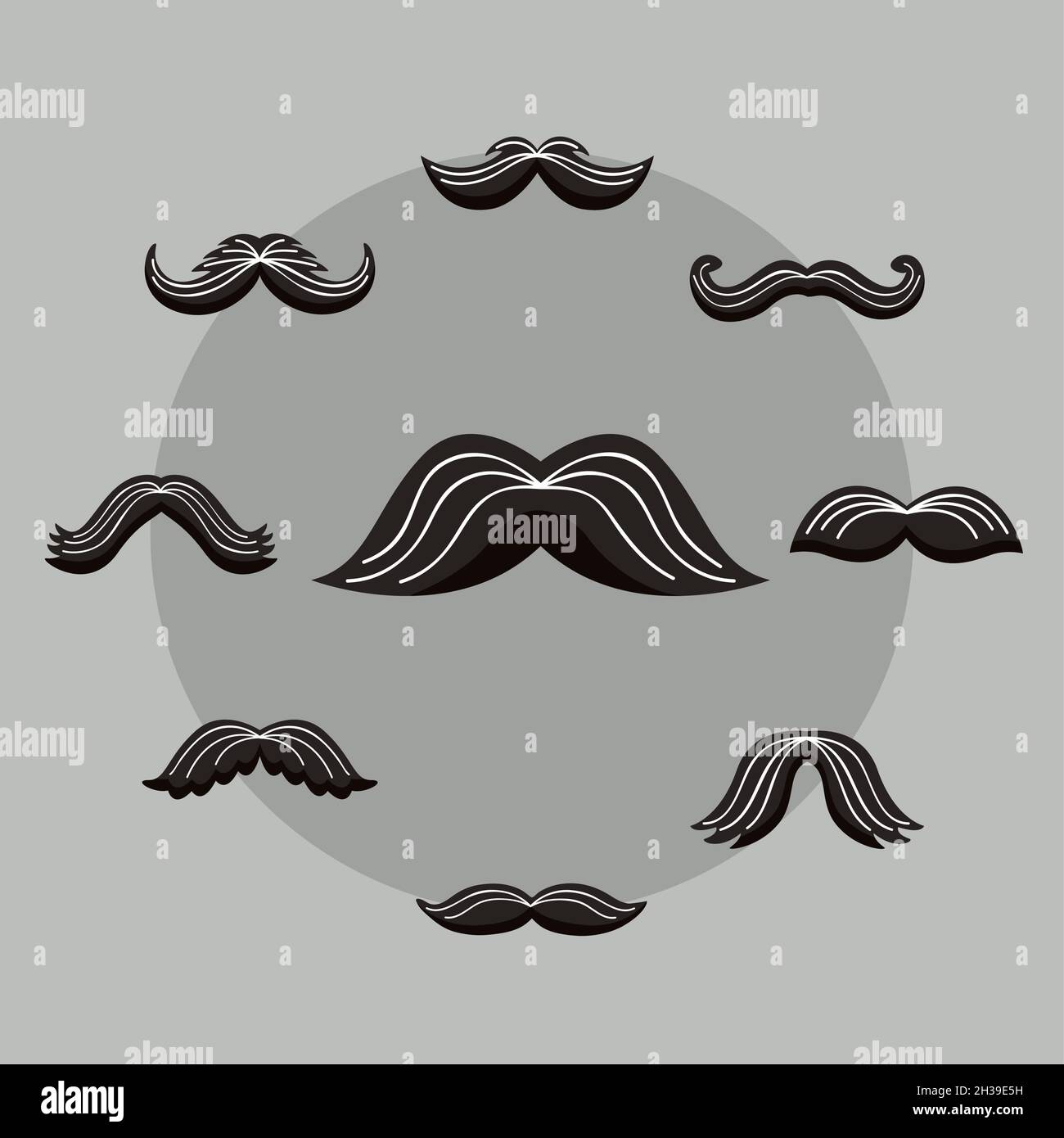 Adult funny face disguise Stock Vector Images - Alamy