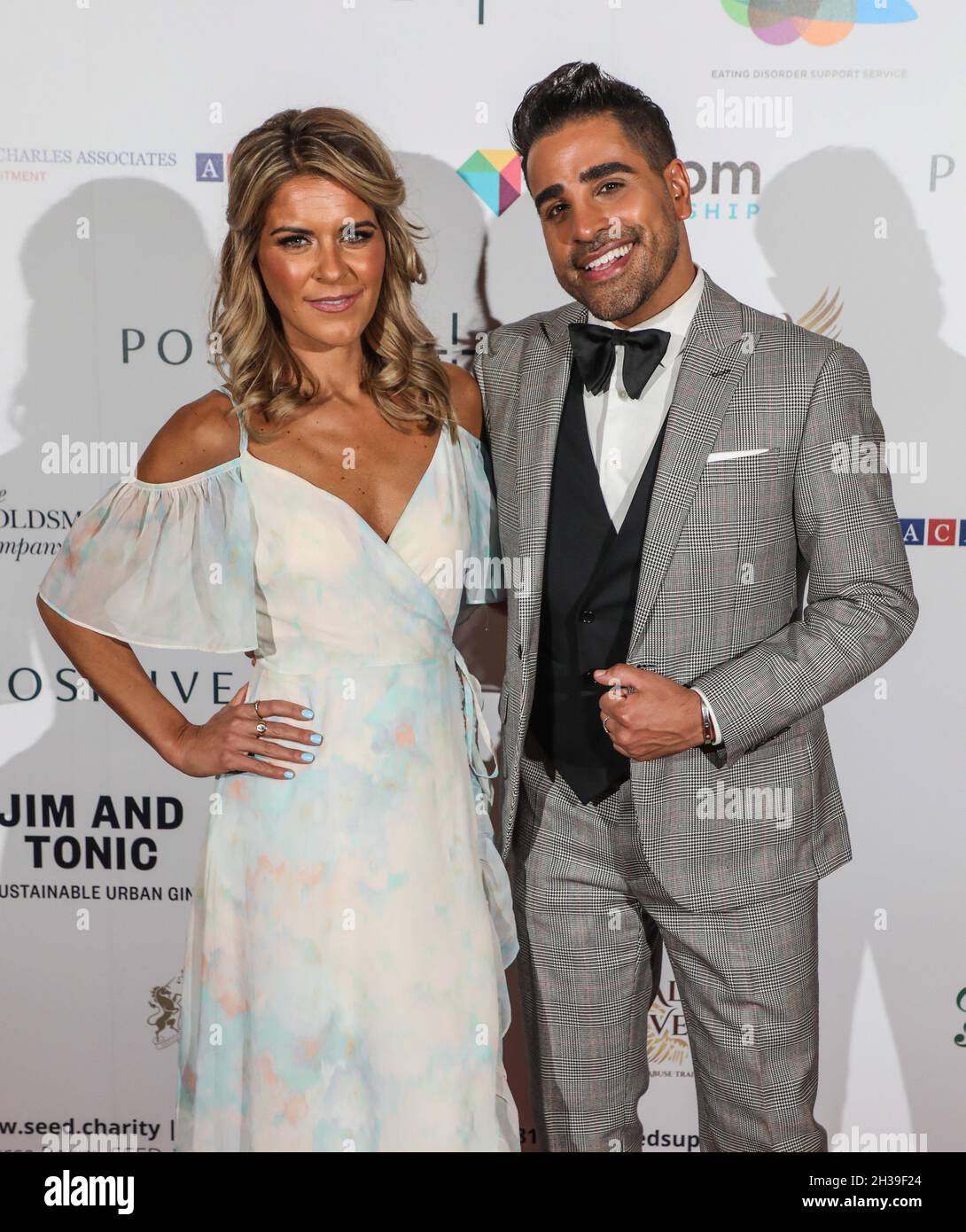 London, UK. 26th Oct, 2021. Gemma Oaten (left) and Dr Ranj Singh (right ...
