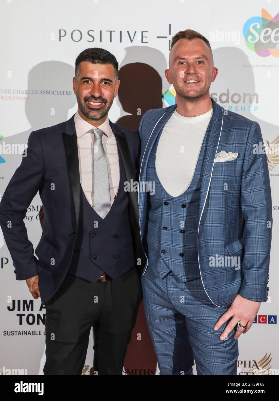 London, UK. 26th Oct, 2021. Daniel Hatfield (left) and Joff Powell ...